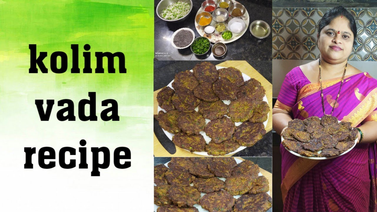 Kolim Vada Recipe | In Marathi | Mhatre's Kitchen - YouTube