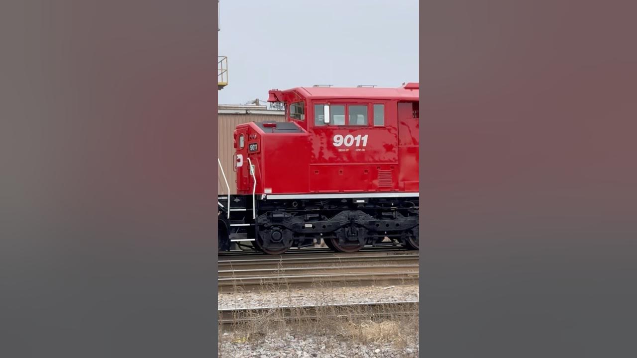 CP 9011 (Ex CMQ 9011) Enjoying It’s New Paint In CP Colors! - YouTube