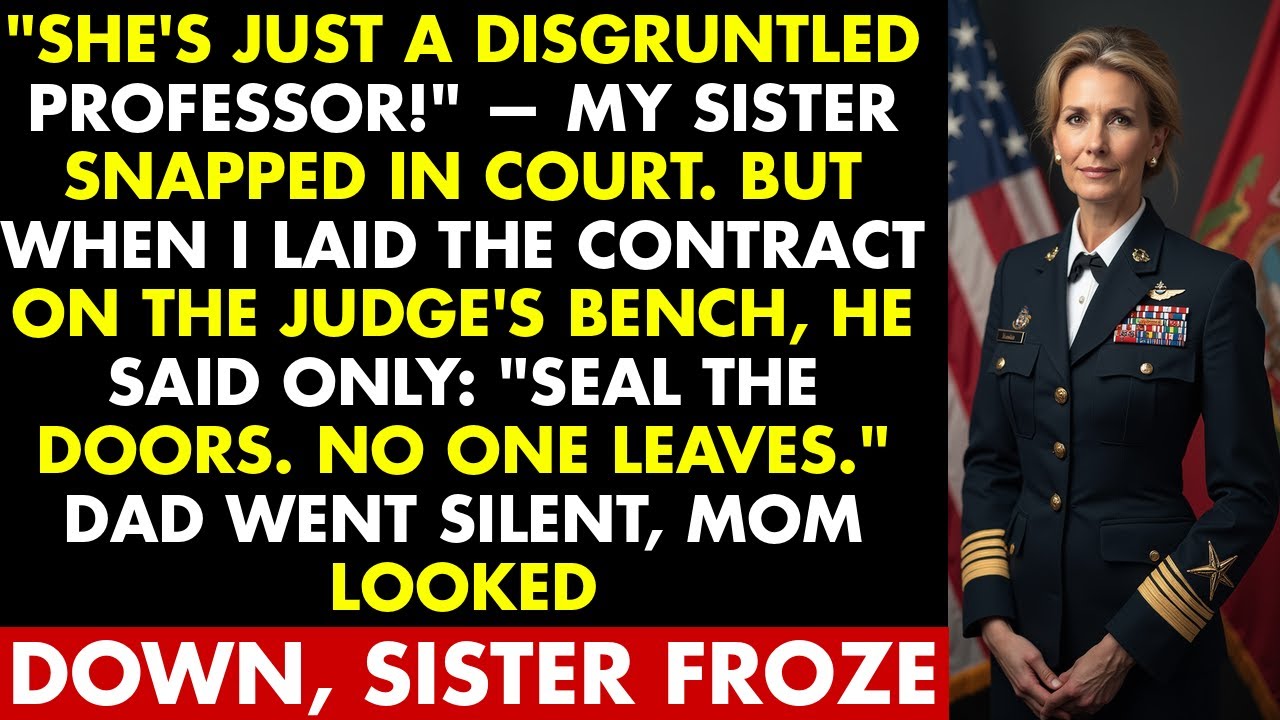 She called me a DISGRUNTLED PROFESSOR—then the judge saw the CONTRACT ...