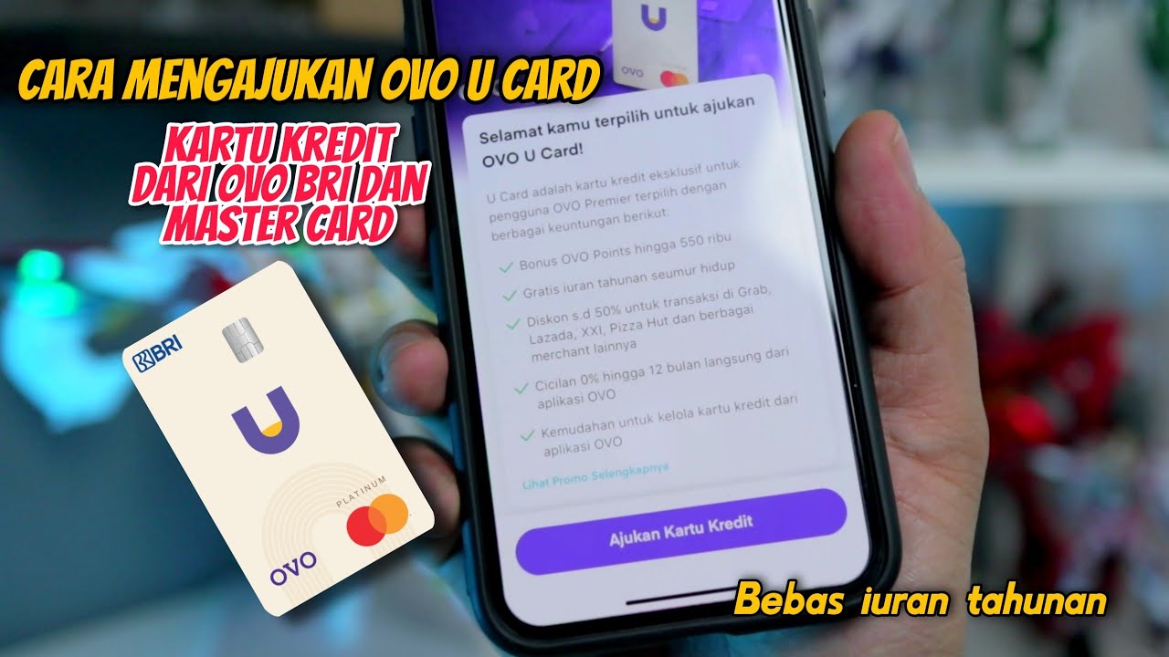 CARA MENDAPATKAN OVO U CARD KARTU KREDIT DARI BRI DAN MASTER CARD - YouTube