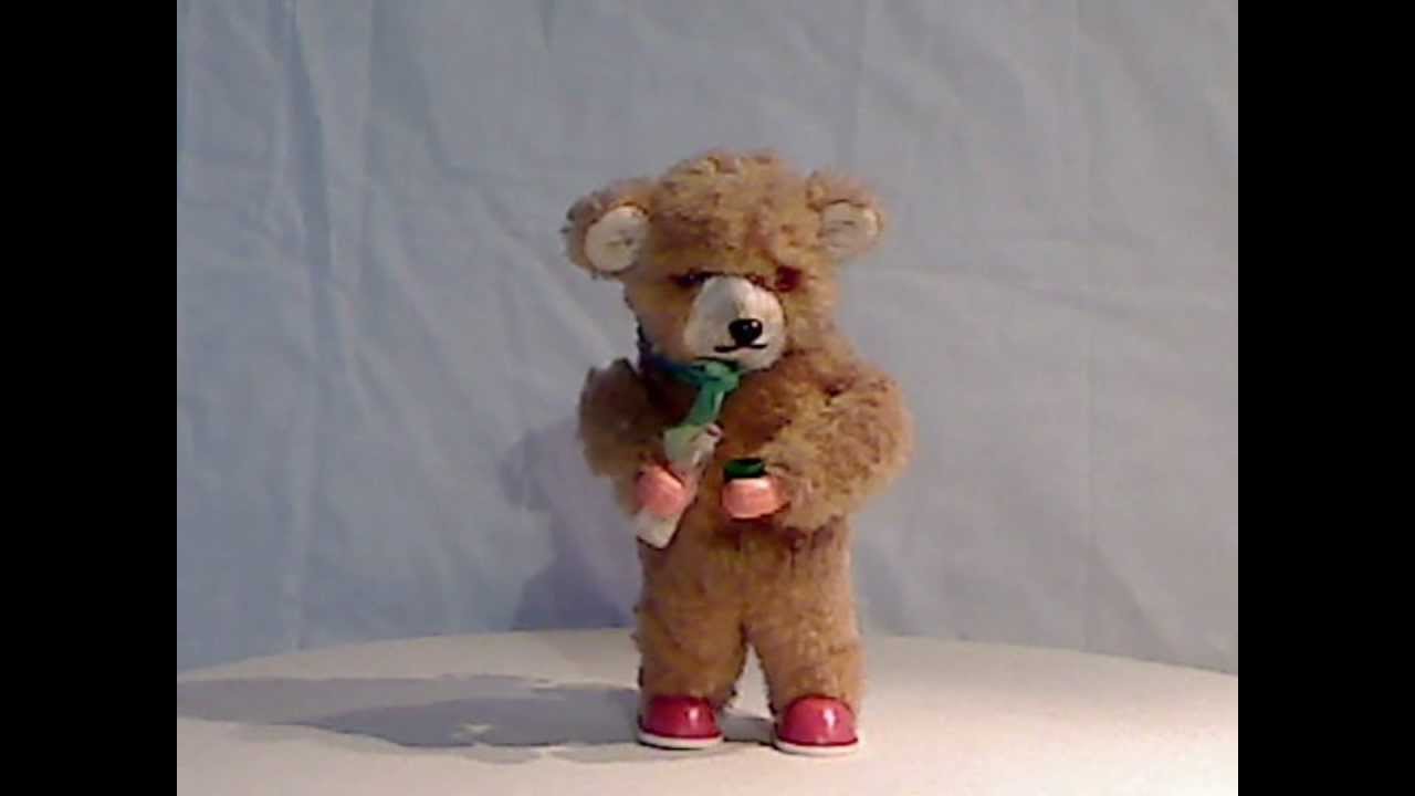 drinking clockwork bear Automaton.wmv - YouTube