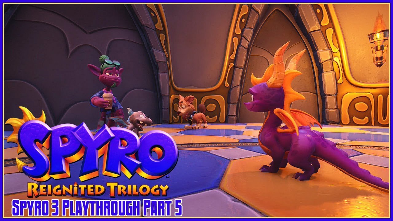 Spyro Reignited Trilogy - Spyro 3 Playthrough Part 5 - YouTube