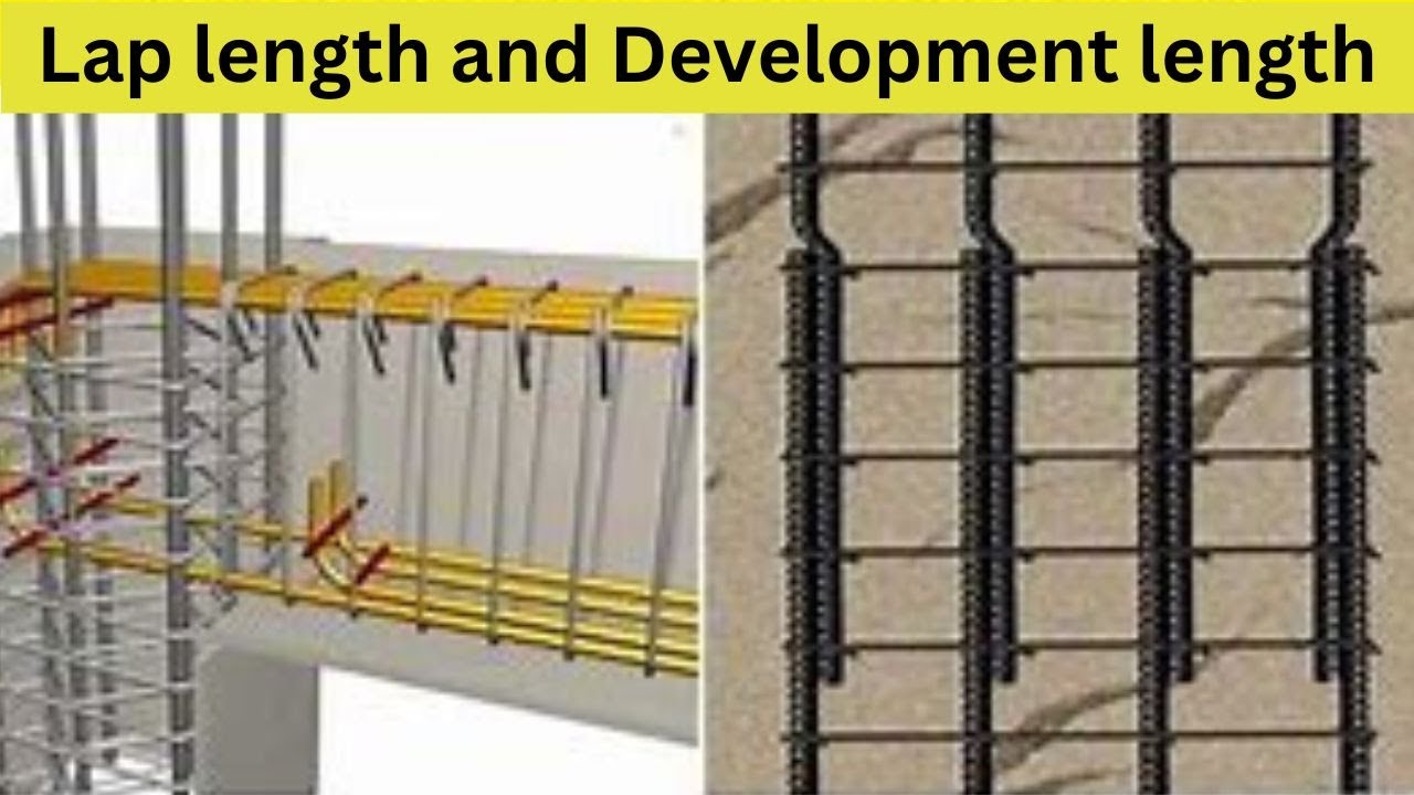 What is difference b/w lap length and development length in column and ...