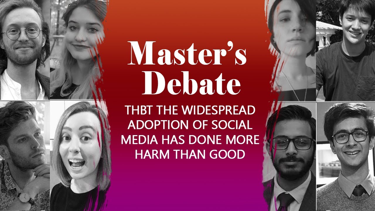 Master's Debate Round - THBT the widespread adoption of social media ...