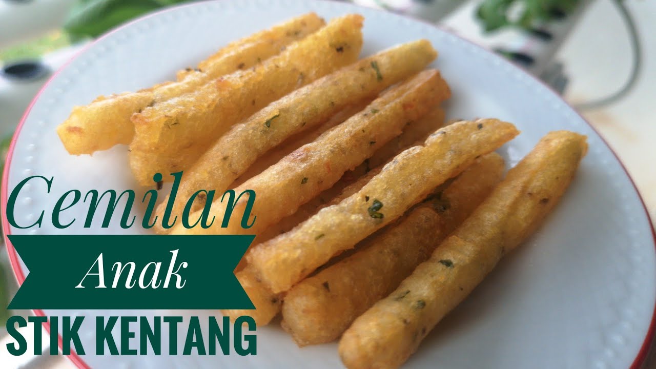 Cemilan Anak Stik Kentang - YouTube