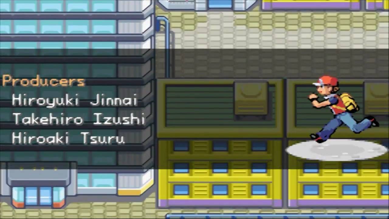 Pokemon FireRed Walkthrough [HD] Part 58 - Ending Credits - YouTube