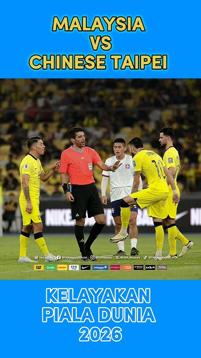 MALAYSIA VS CHINESE TAIPEI [KELAYAKAN PIALA DUNIA 2025] HIGHLIGHTS - YouTube