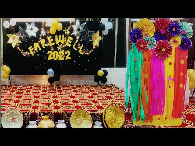 Farewell Party Background Ideas