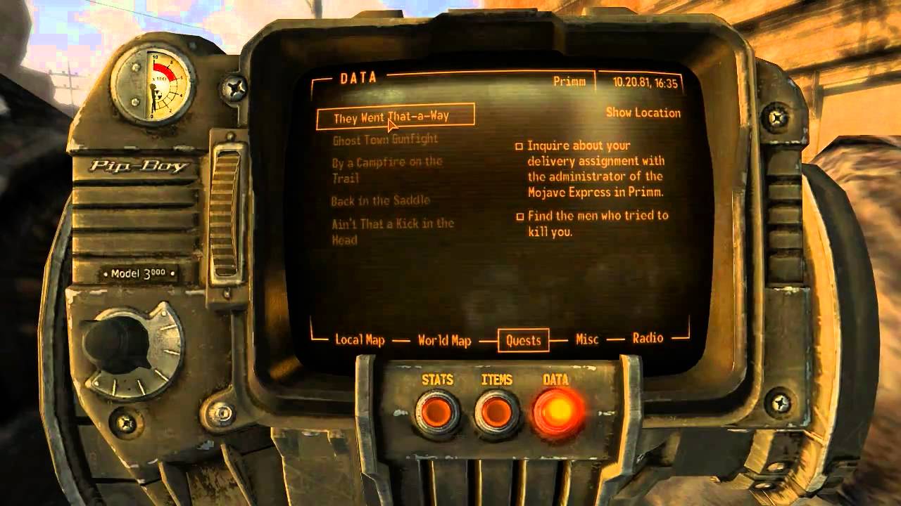 Walkthrough: Fallout New Vegas Part 10: Cave of Danger - YouTube