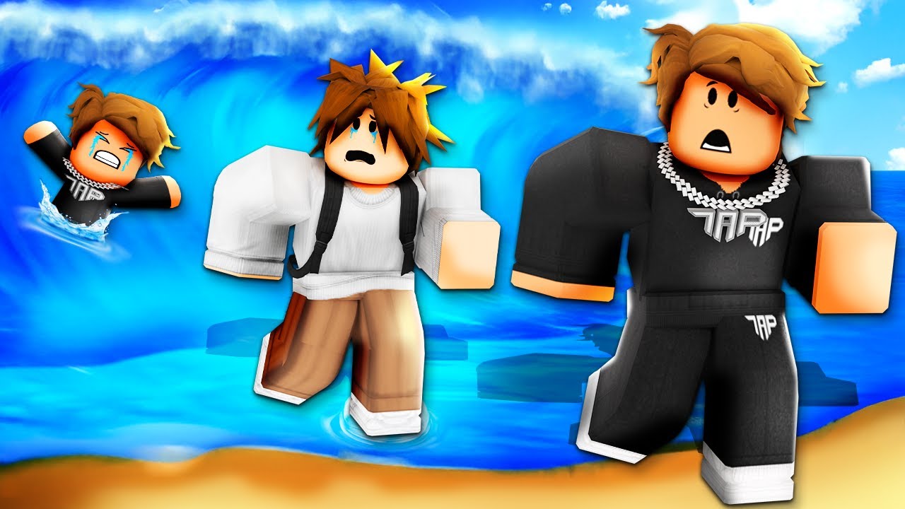 I Survived a Max Level TSUNAMI in Brookhaven RP! - YouTube