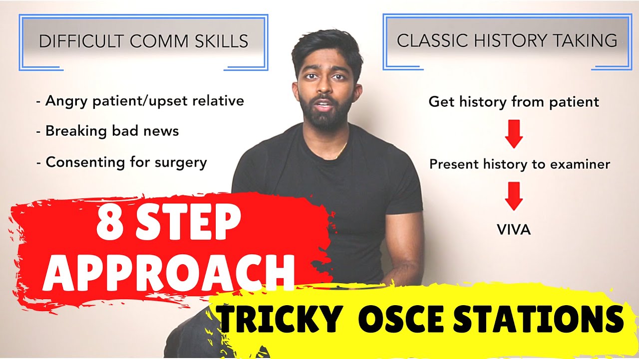 8 step approach to DIFFICULT OSCE History stations | Medical School ...