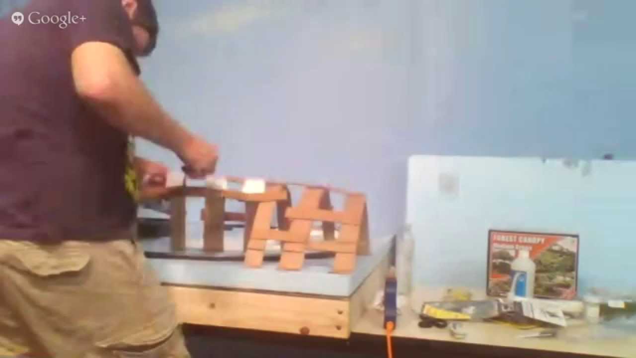 Working on 4x4 HO Railroad Layout: vid 2 - YouTube