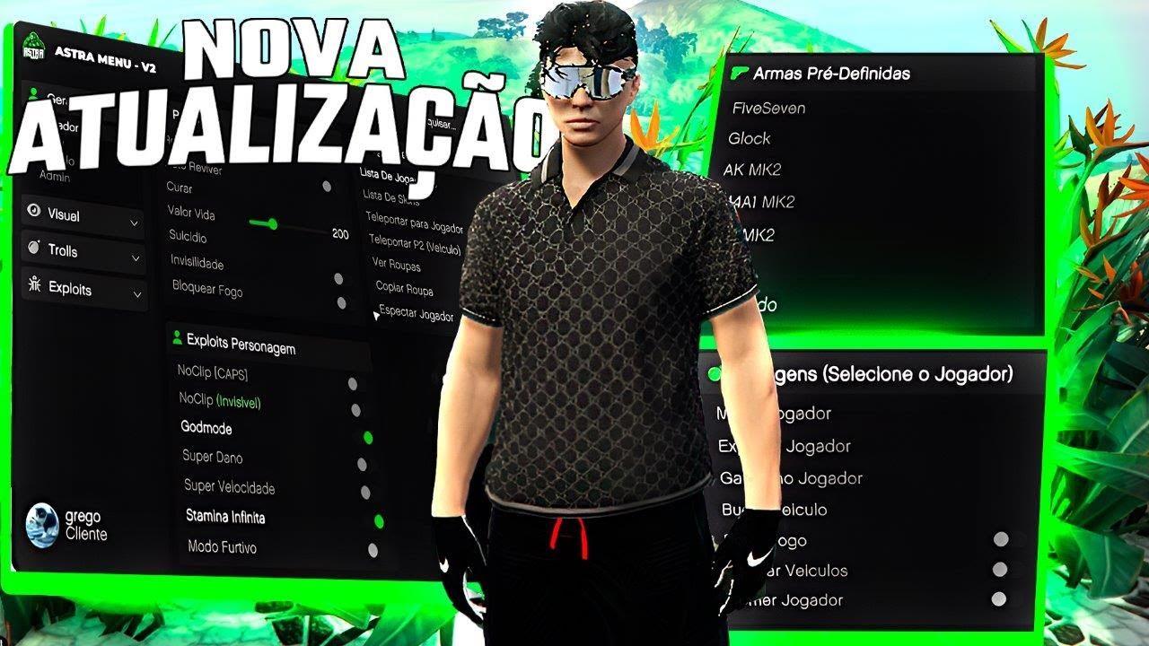 NOVA ATUALIZAÇÃO DO ASTRA MENU, POR ISSO ELE E O MELHOR MOD MENU! - YouTube