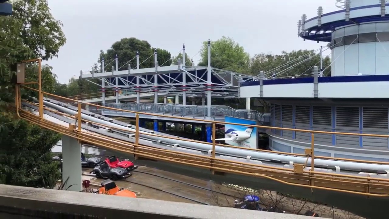 Live from Disneyland - Round Trip from Front Car of Disneyland Monorail ...