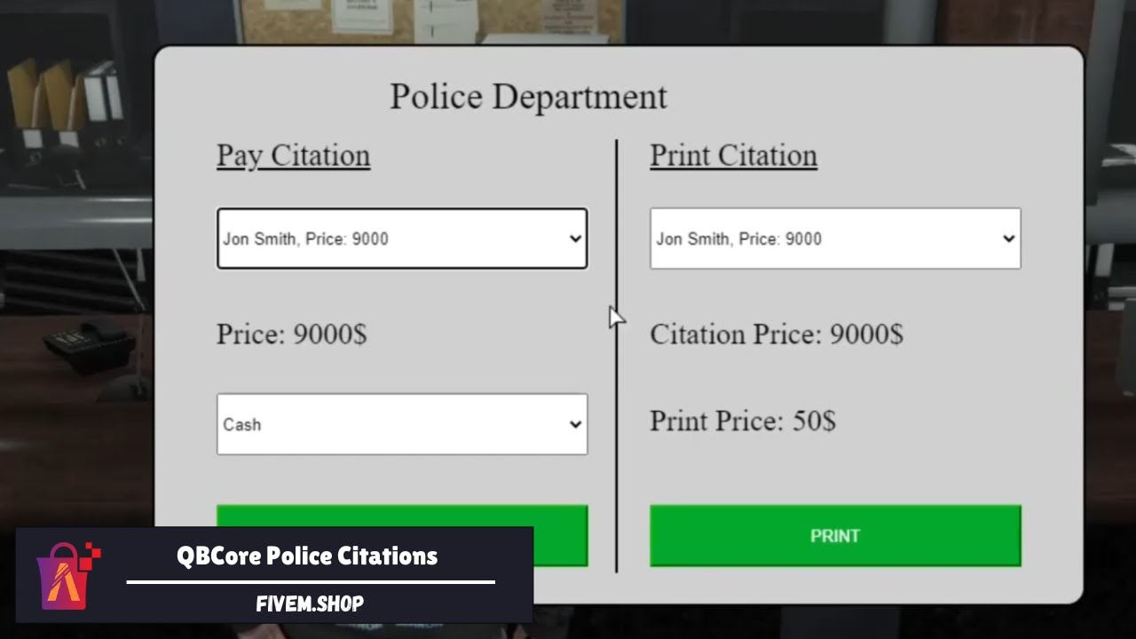 FiveM Police Citations Script | FiveM Police #fivem #police #script ...