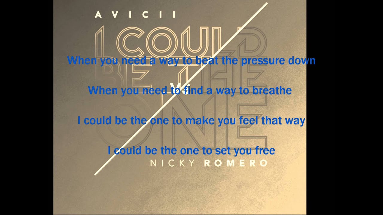 Avicii vs Nicky Romero - I Could Be The One (Lyrics) - YouTube