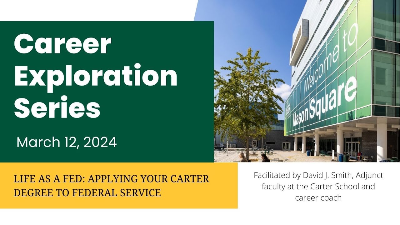 Life as a Fed: Applying Your Carter Degree to Federal Service - YouTube