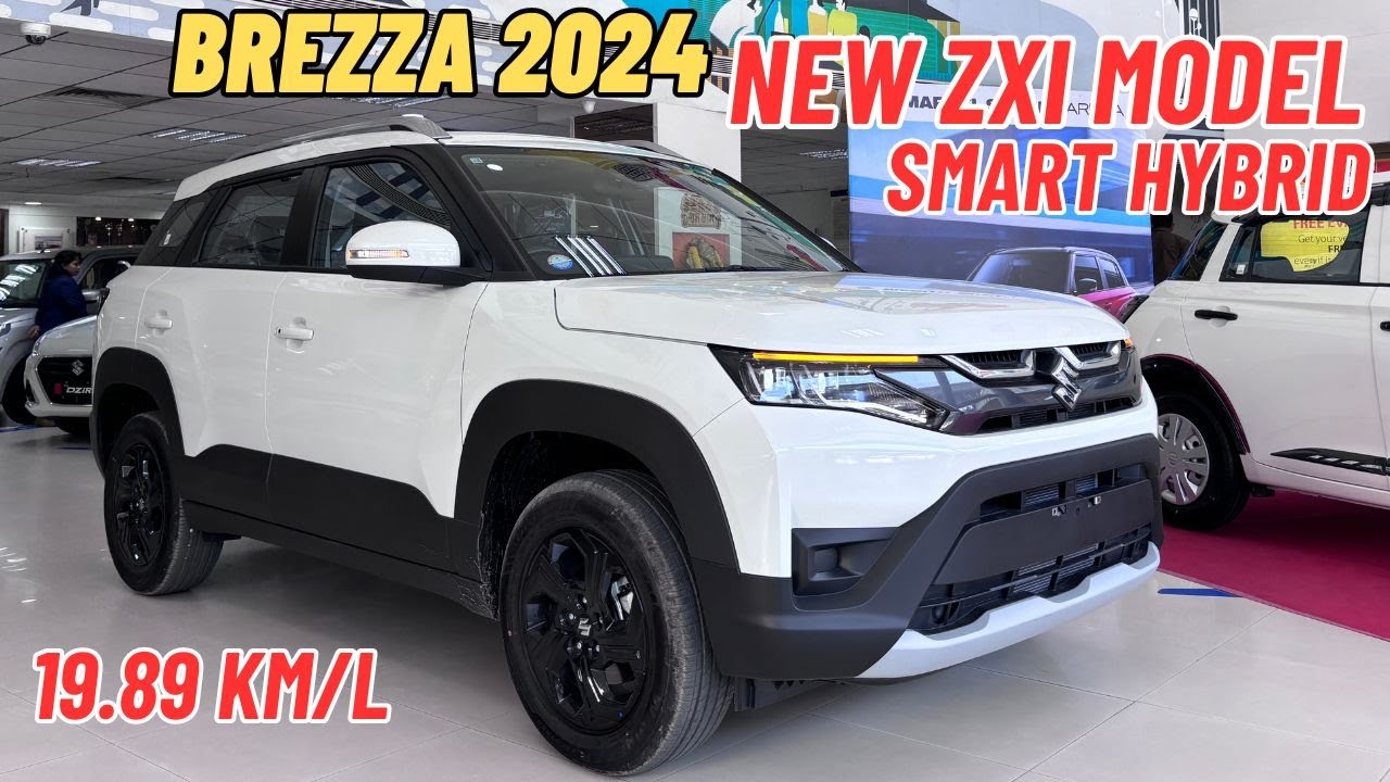 अब मिलेगा 19.89 km/l Mileage! New Brezza Zxi 2024 MT(Manual ...