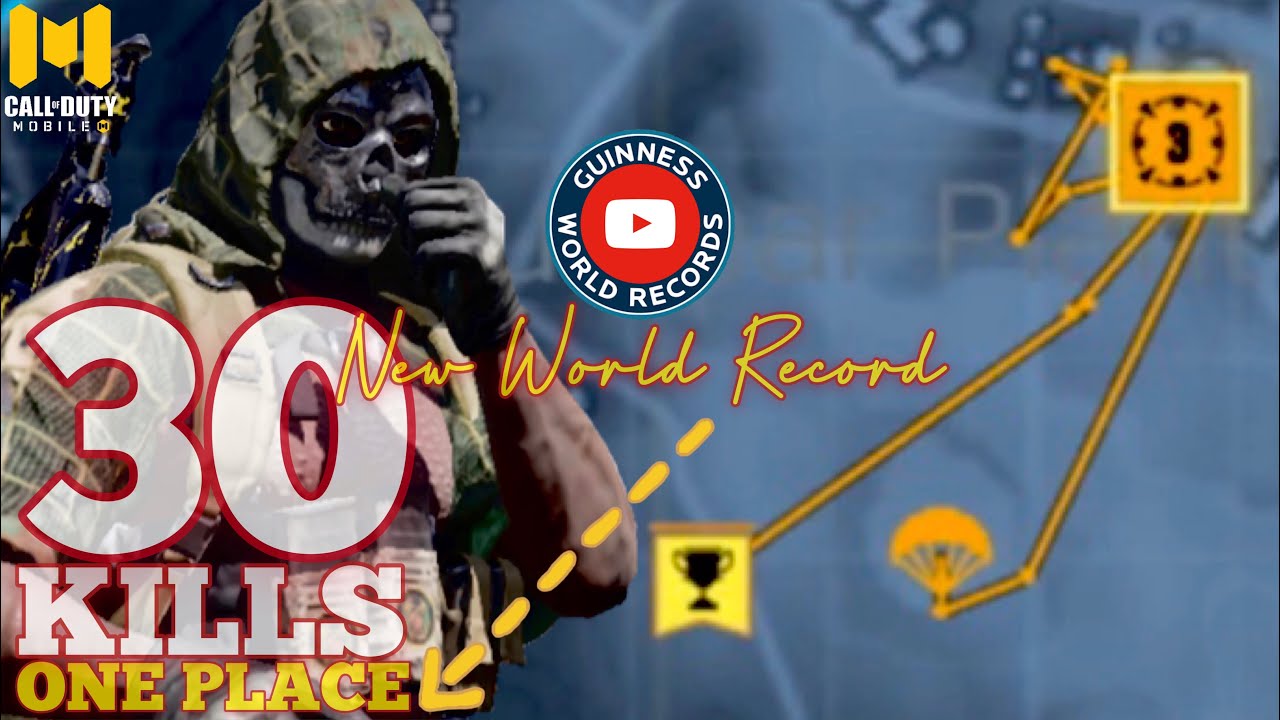 NEW WORLD RECORD | 30 KILLS ONE PLACE COD Mobile Battle Royale Trap ...
