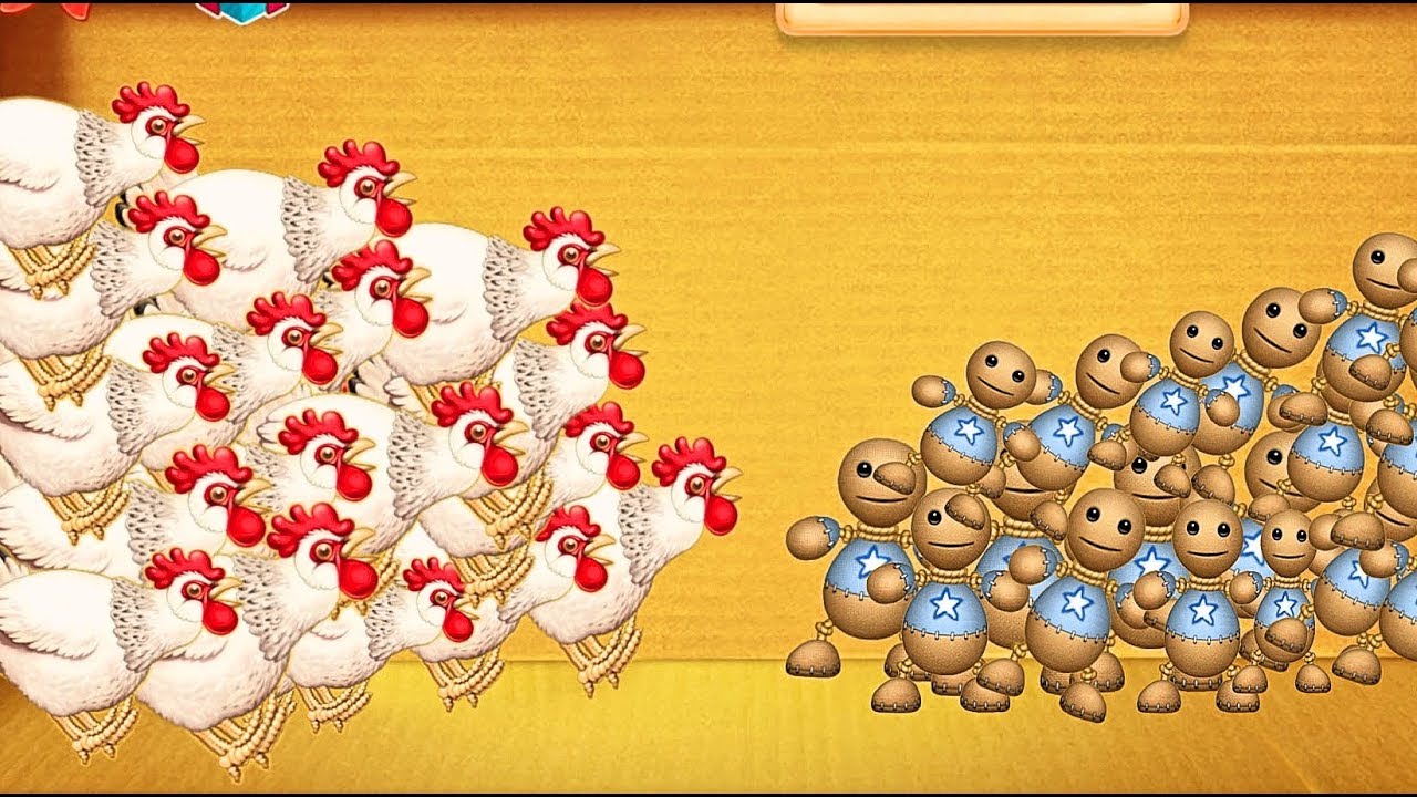 ♣ 99999999 CHICKENS Vs 9999 BUDDY ♣ | CHICKEN ARMY | KICK THE BUDDY ...