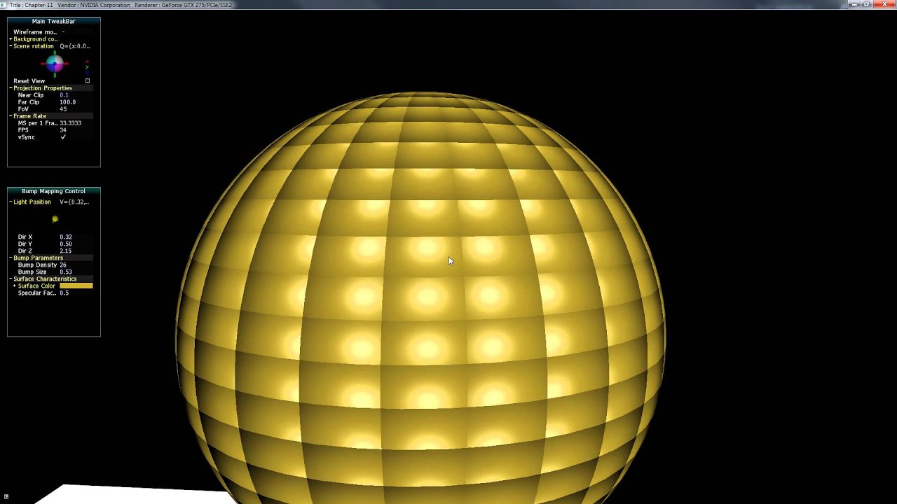 Bump Mapping Opengl Youtube