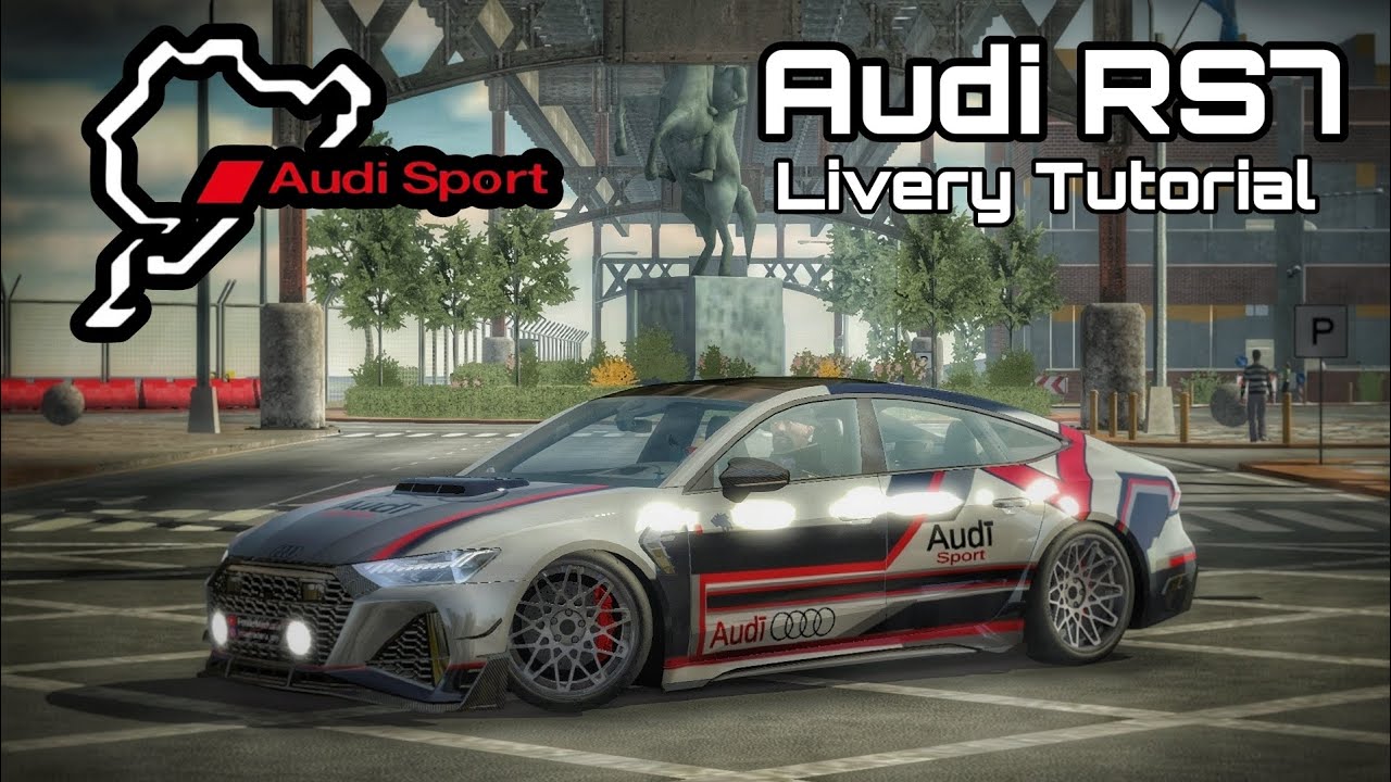 Audi RS7 Sportback Livery Tutorial | Car Parking Multiplayer - YouTube