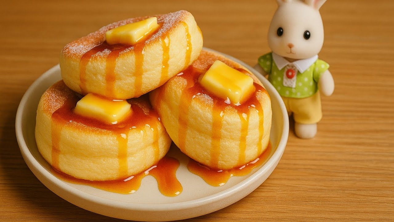 Easy & Delicious Japanese Street Food: The Fluffiest Souffle Pancake ...