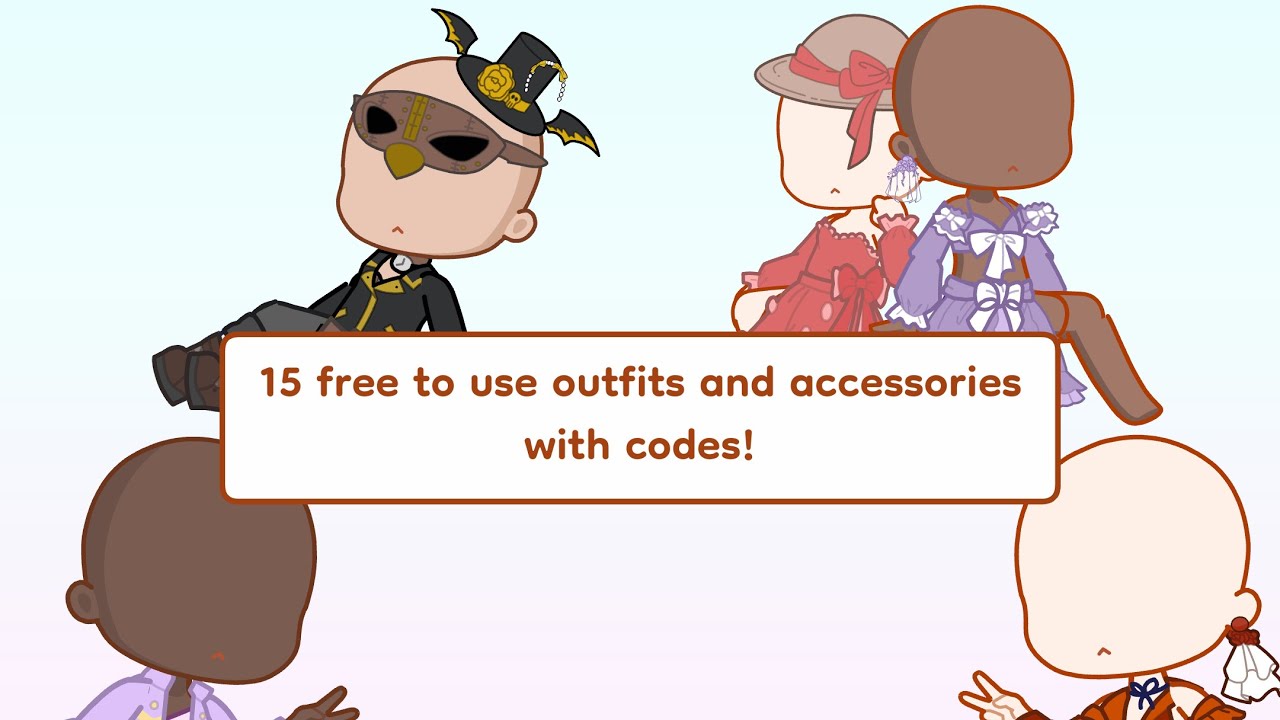 15 outfits and accessories for Gacha Life 2 (WITH CODES) - YouTube