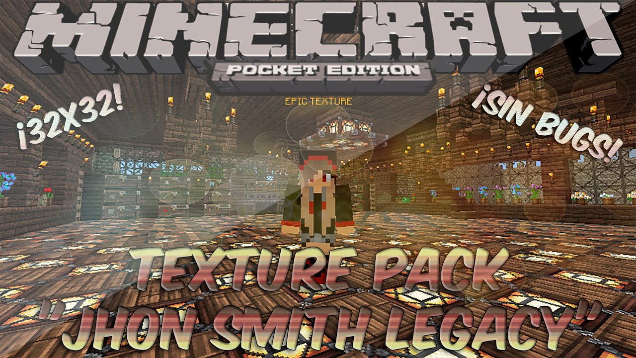 Texture Pack "Jhon Smith Legacy" For [ Minecraft PE (Pocket Edition) 0. ...