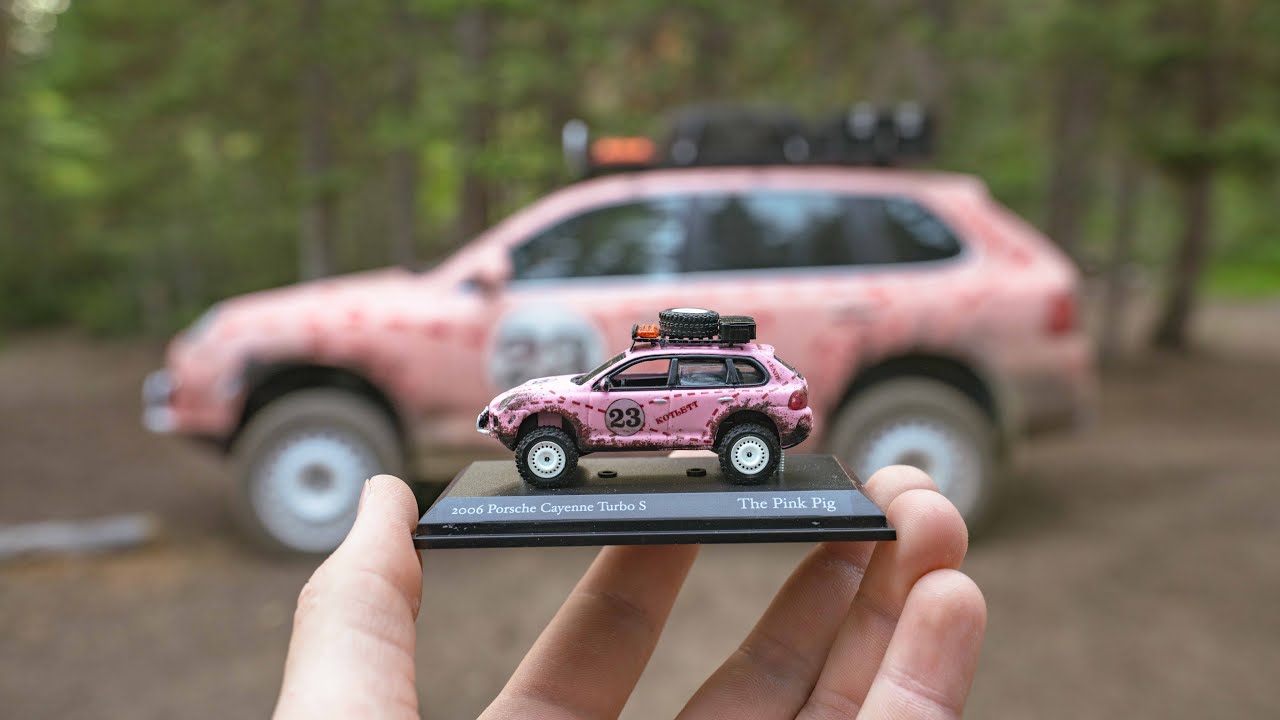 Pink Pig Porsche Cayenne walkthrough (revs & sound clips) - YouTube