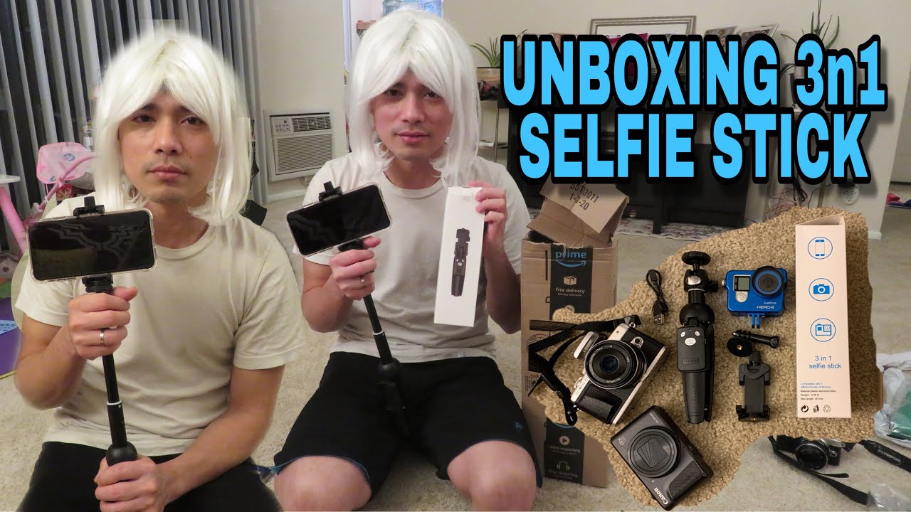 UNBOXING 3n1 SELFIE STICK WITH SISSY - YouTube