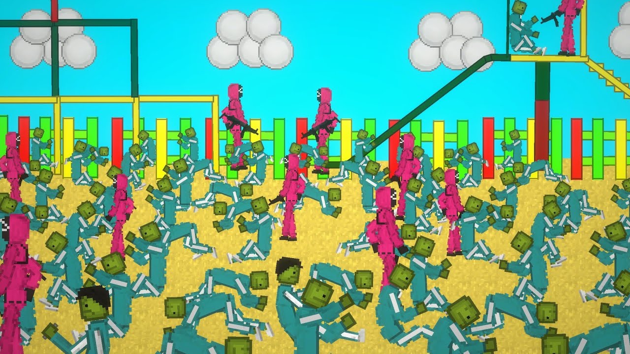 Squid Game Episode 2 in Melon Playground - YouTube