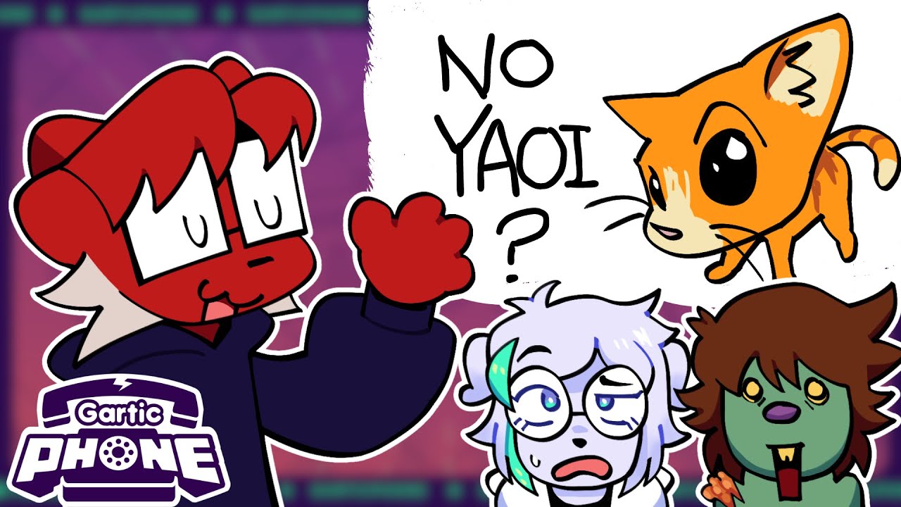 Playing Gartic Phone with Goobers!! - YouTube