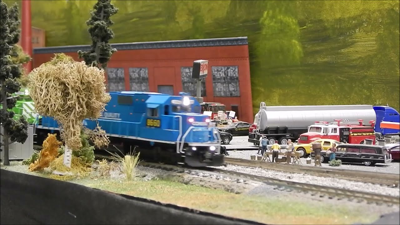 HO Scale Session: NS and CSX trains (Part 1) between 2004-2007 - YouTube