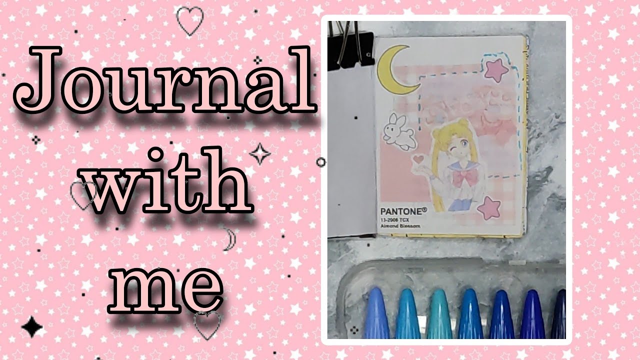 Journal with me | Pink theme 💕 anime Journal - YouTube