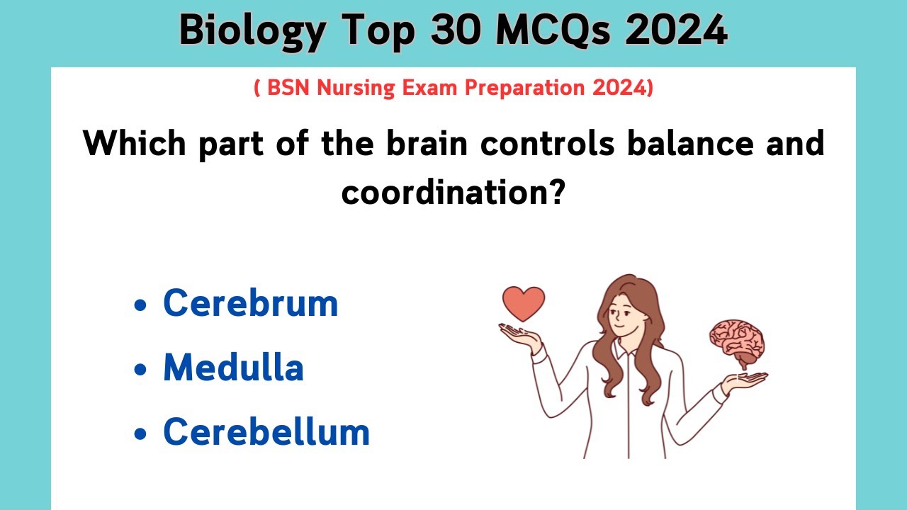 Comprehensive Biology MCQs for BSN Test 2024 || Lesson 2 #BSNTestPrep # ...