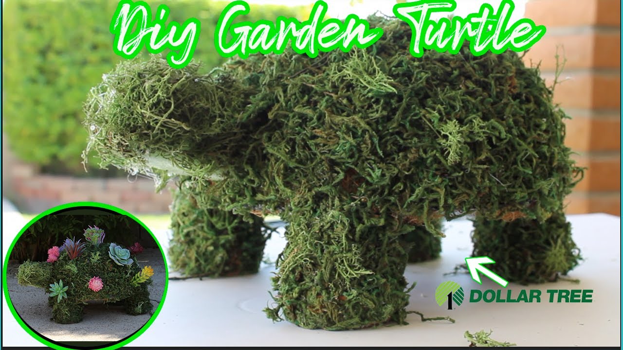 DIY Garden Turtle🐢- Dollar Tree - YouTube