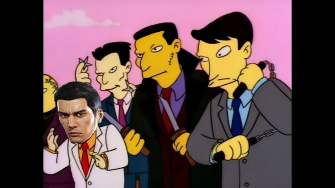Simpsons YAKUZA (Simpson ga Gotoku) - YouTube
