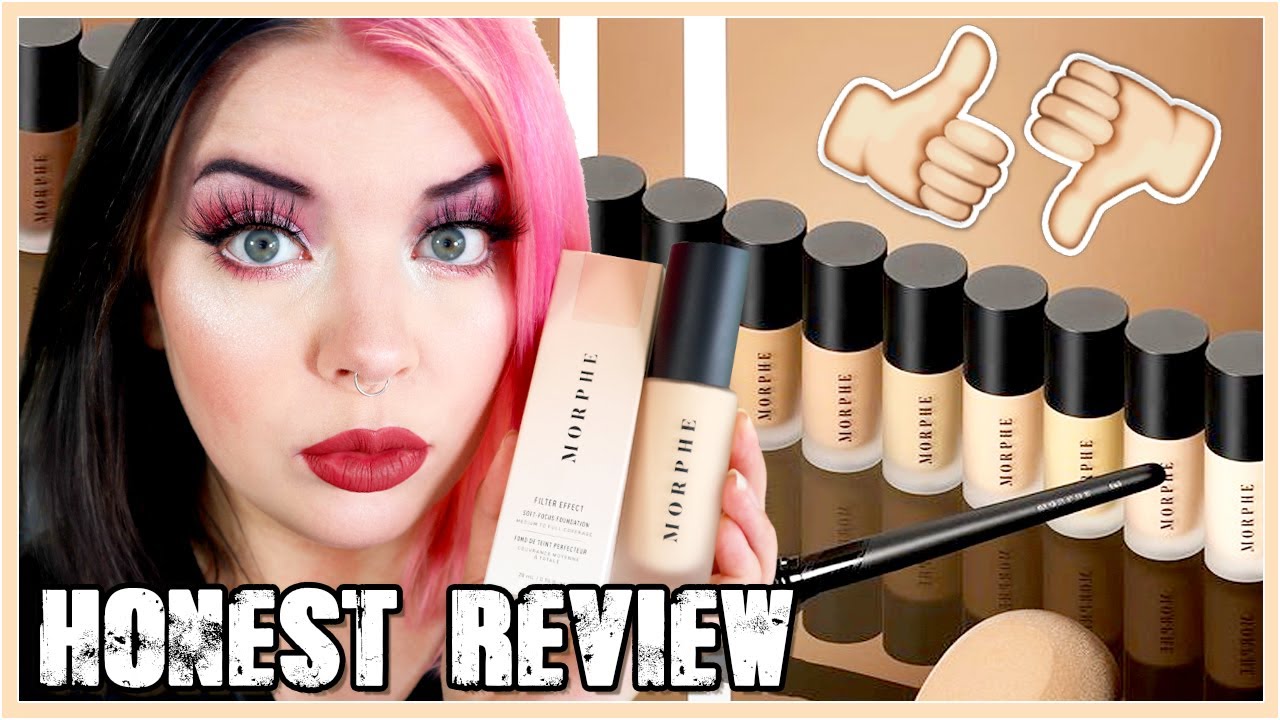 Morphe Filter Effect Foundation Review + Wear Test - YouTube
