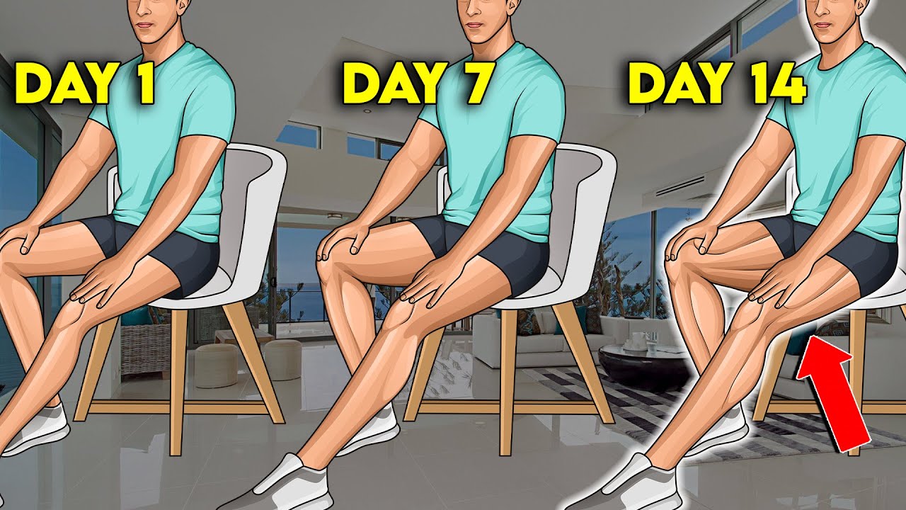 5 Min Seated Exercises For Stronger Legs! - YouTube