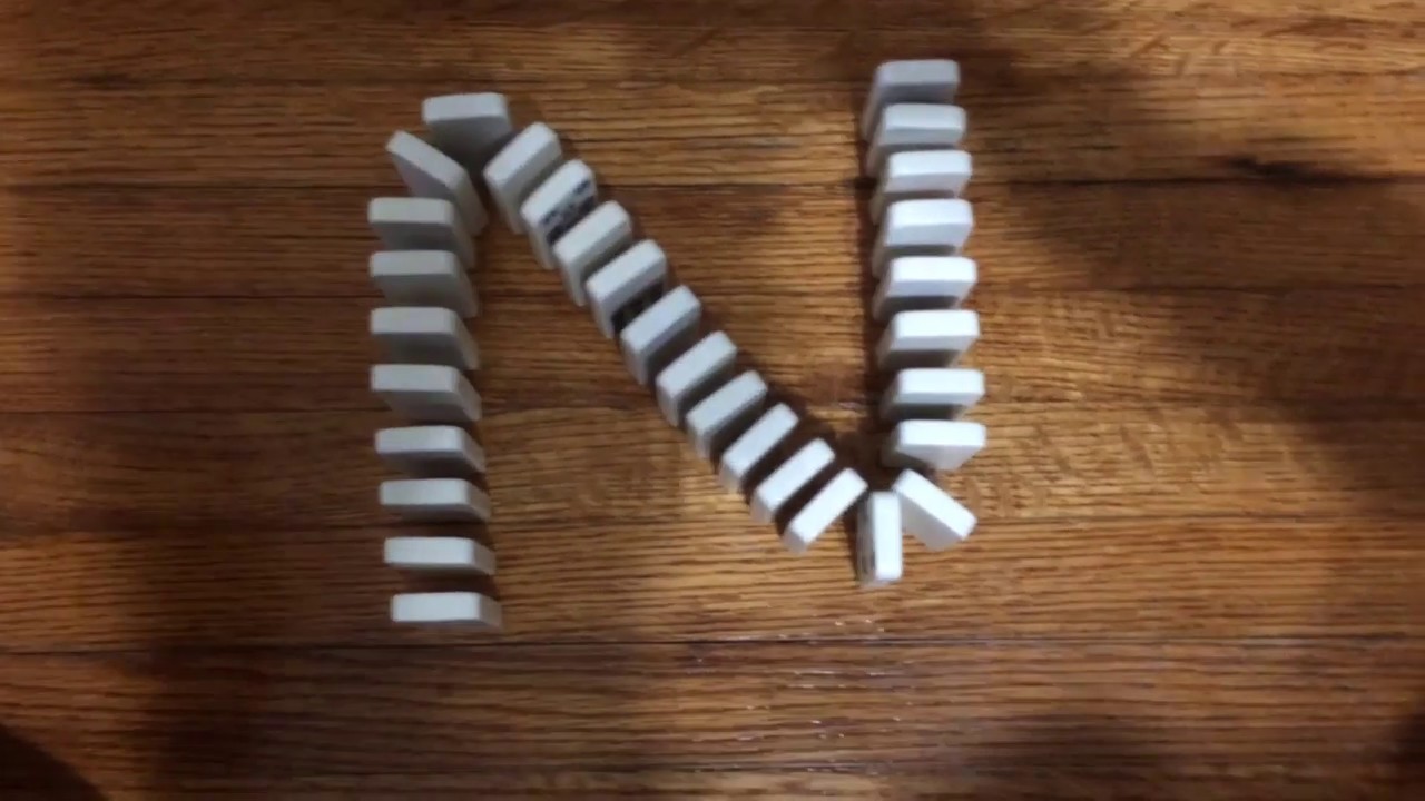 ABC Dominoes - Letter N - YouTube