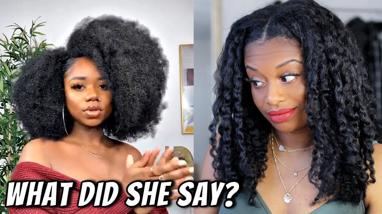 HAVING NATURAL HAIR IS HARD | Reacting To Natural Hair Tik Tok Videos ...