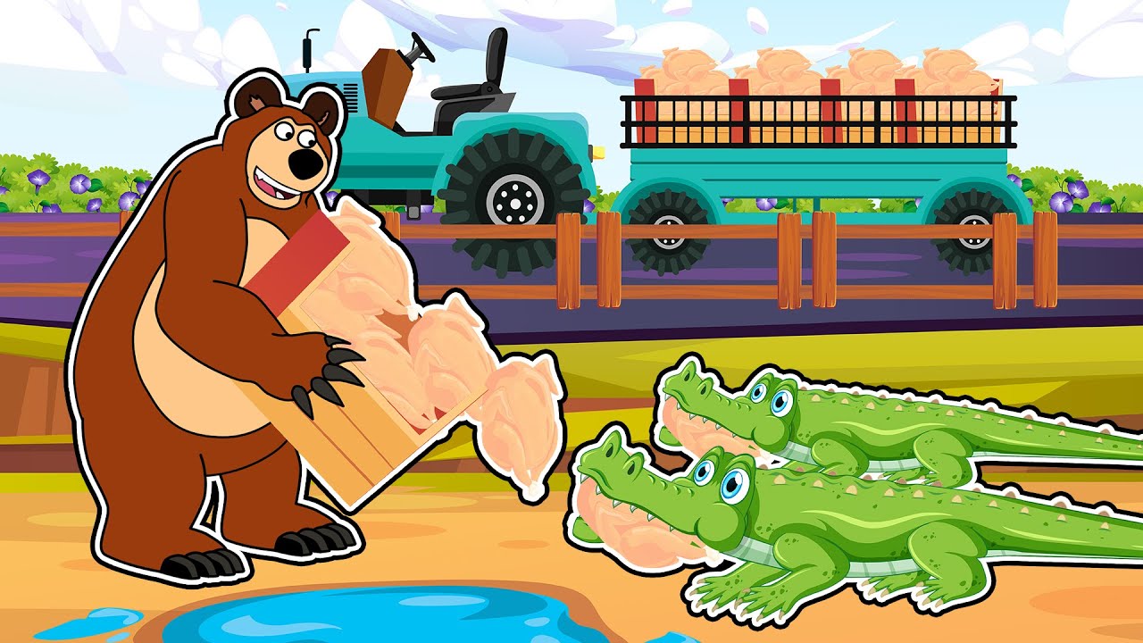 The Bear Farm: Processing Chicken and Transporting Food to Crocodiles ...