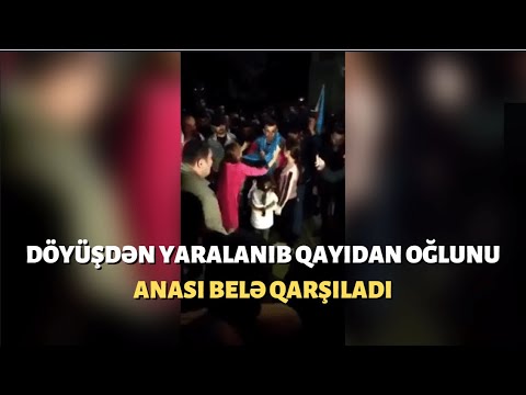 Vətən müharibəsində yaralanıb evə dönən əsgəri anası belə qarşıladı.