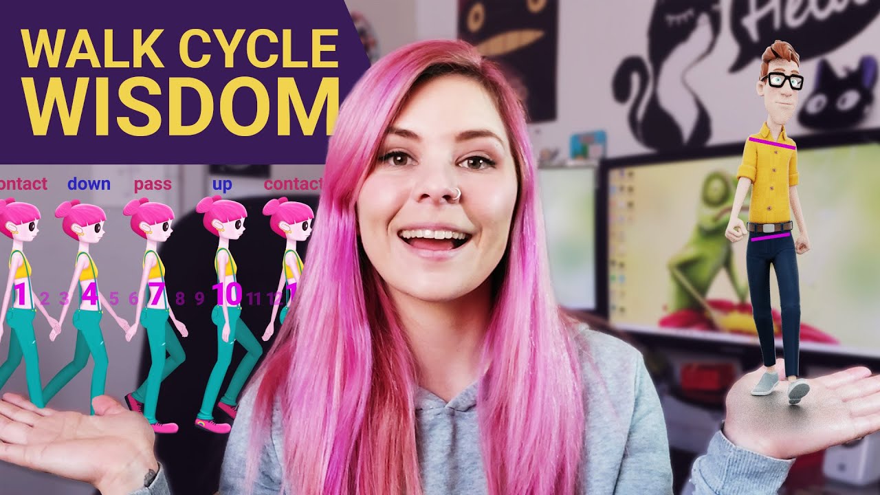 How to Animate a Walk Cycle | Standard Walk Cycle Tutorial 2D and 3D ...