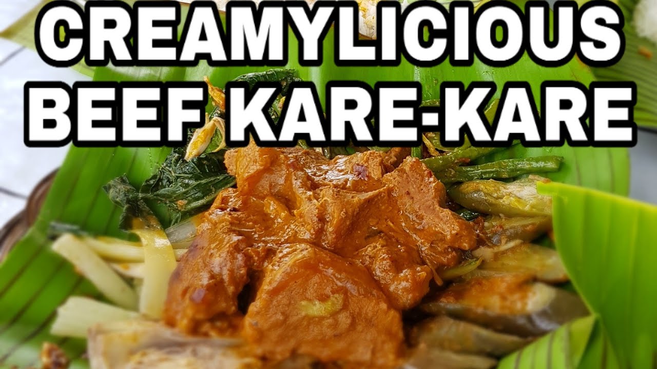 Super Easy & Creamy Kare Kare | KARE KARE Recipe - YouTube