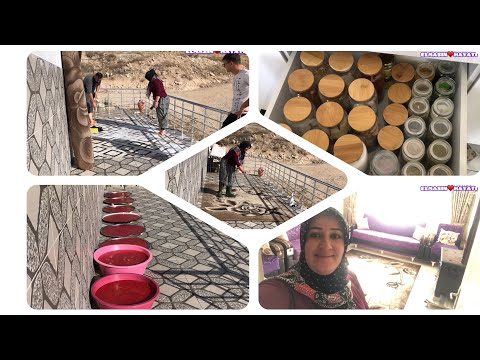 HALILARIMIZI YIKADIK❌KIŞ YEMEKLERİ PİŞİRDİM😋BALKONUMU KIRMIZIYA BULADIM🇹🇷GÜNLÜK VLOG✅DURMAK YOK🫶