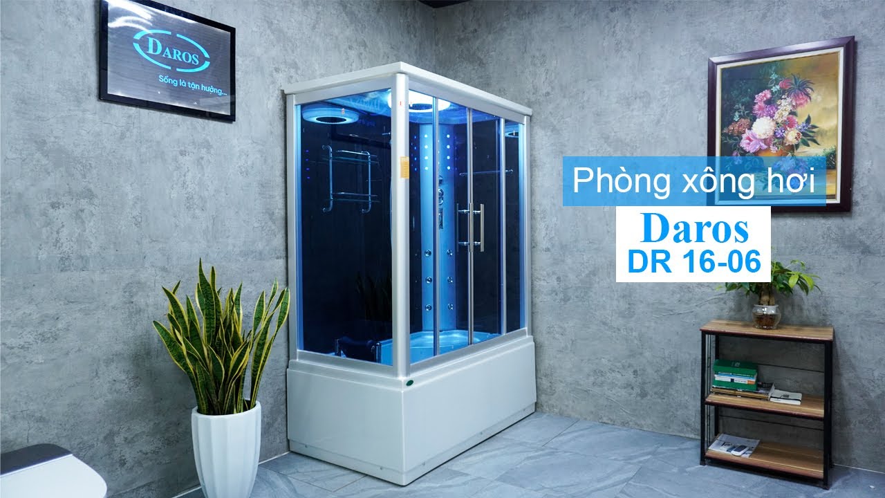 Phòng xông hơi ướt gia đình Daros DR 16-06: Biến phòng tắm trở nên cao ...
