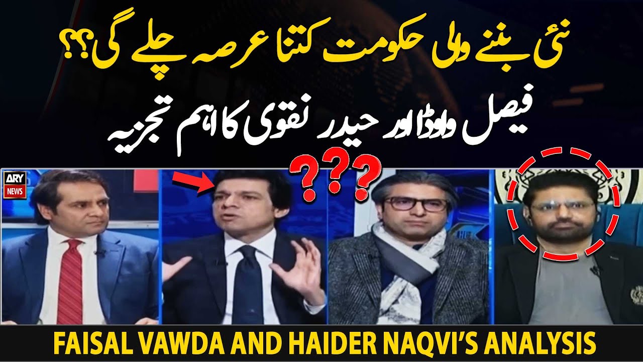 Faisal Vawda and Haider Naqvi speak up on PML-N, PPP coalition govt's ...