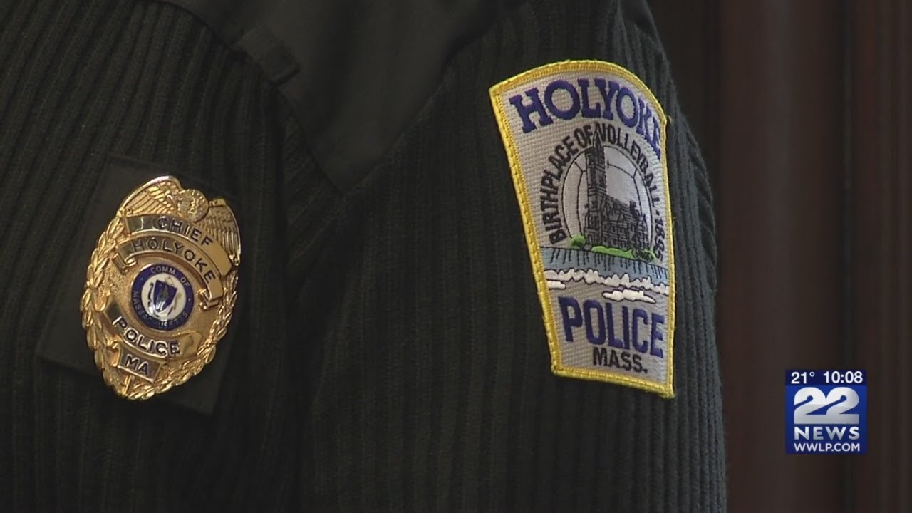 Holyoke Police held swearing in ceremony for new officers - YouTube